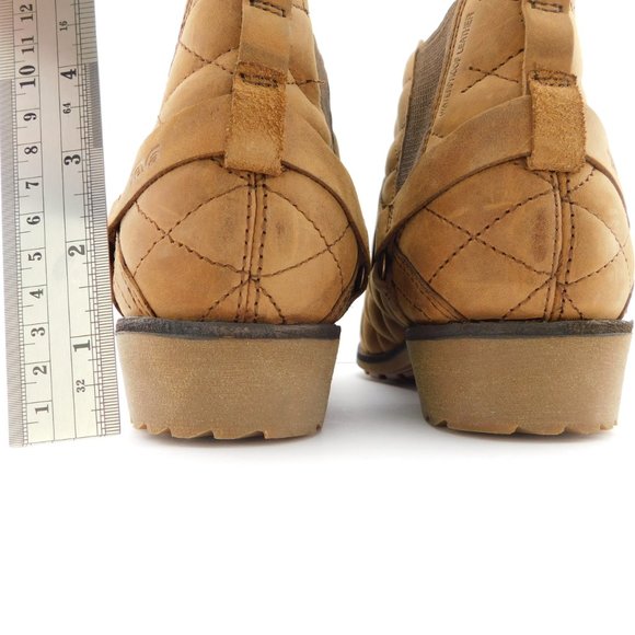 Teva | Shoes | Unworn Teva Tan Quilt Leather Waterproof Booties 8 ...